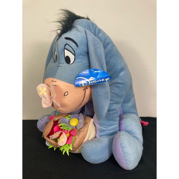 Disney | Toys | Vintage Disney Eeyore Plush 24 Easter Spring Porch ...